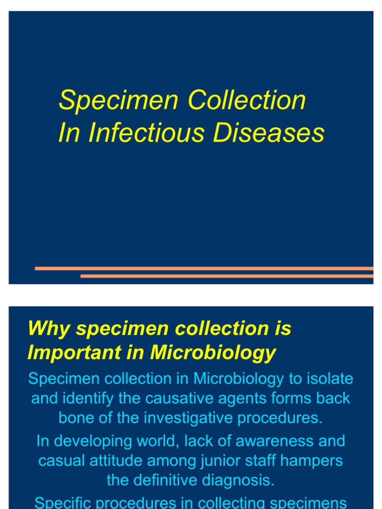 Specimen Collection 2 | PDF | Infection | Cerebrospinal Fluid
