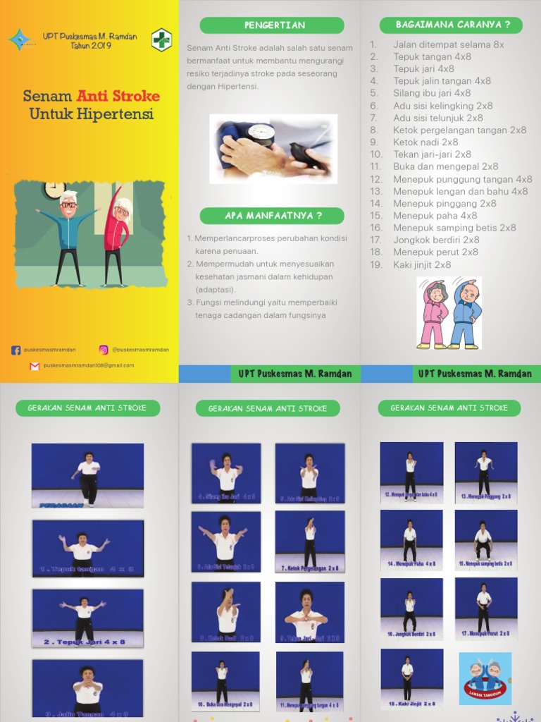 Leaflet Senam Stroke Fix | PDF