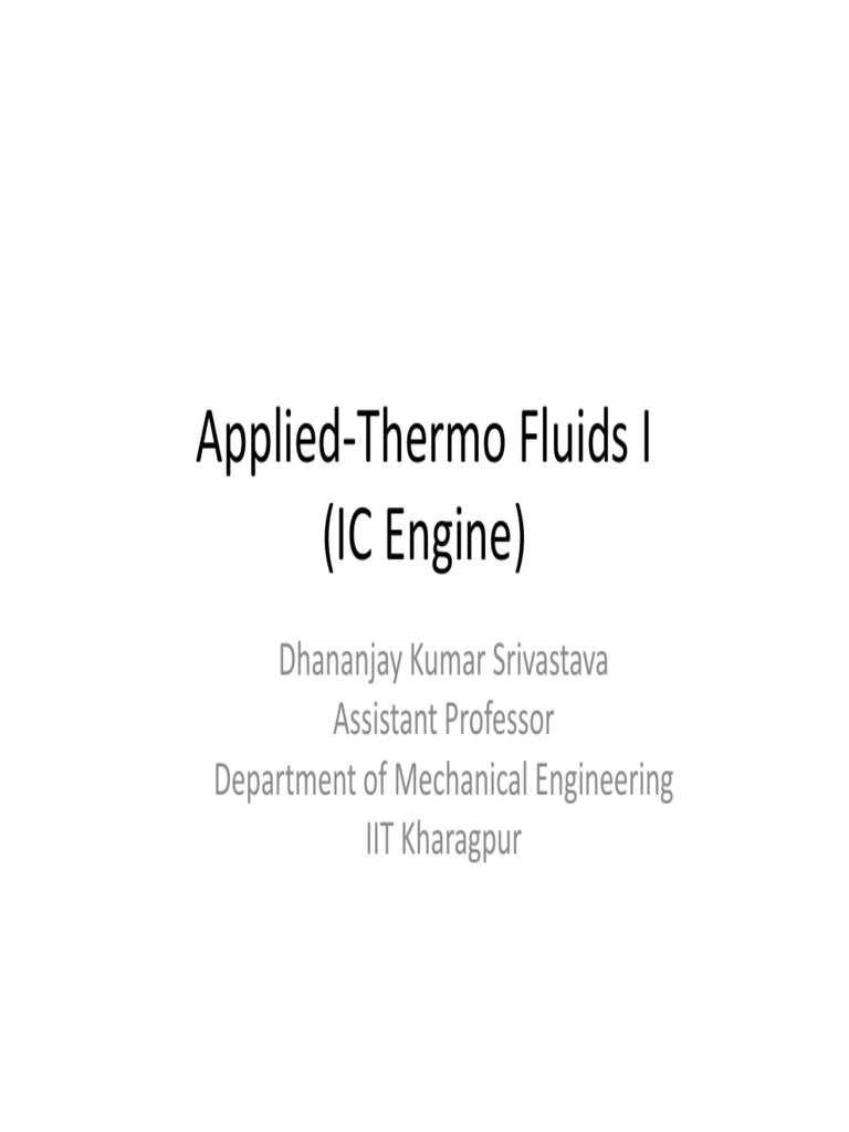 Module-1 ATF - IC Engine - Fundamental of IC Engine | PDF | Internal ...
