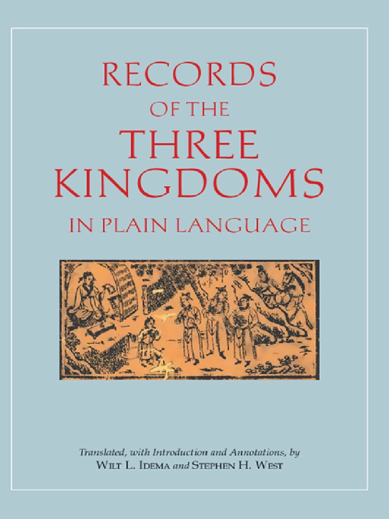 Records of The Three Kingdoms in Plain Language | PDF | Three Kingdoms ...