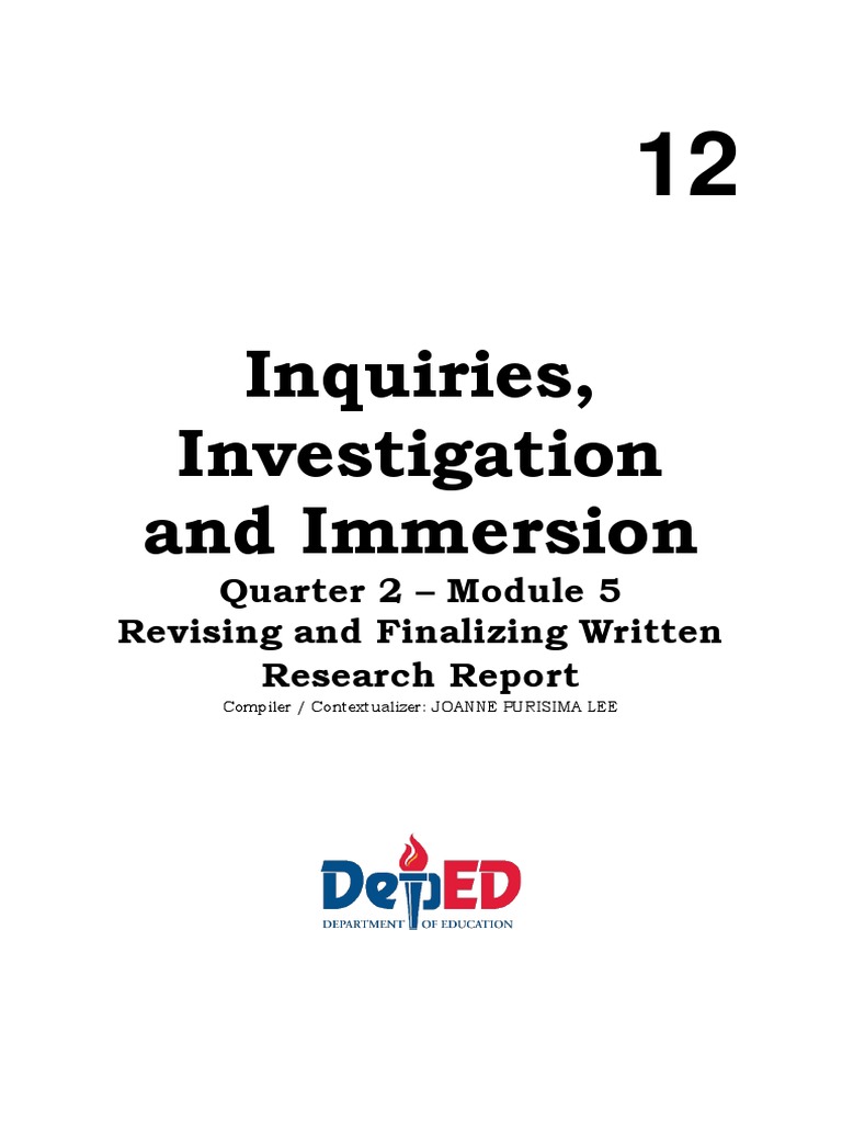 Finalizing Your Research Report Guide | PDF | Statistics | Data