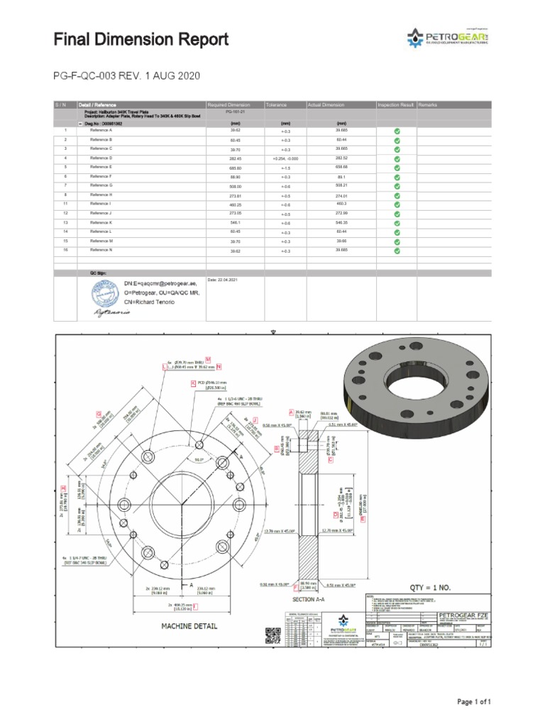 Rotary Slip Plate Schematic | PDF