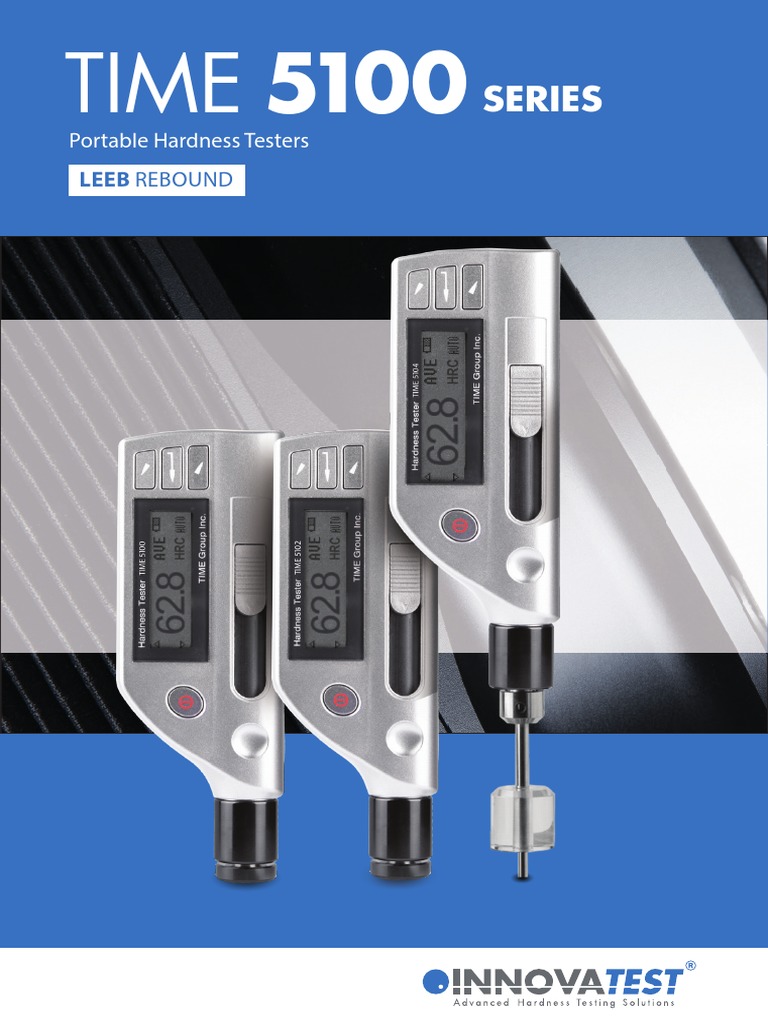 TIME 5100 Spec Sheet | PDF | Calibration | Hardness