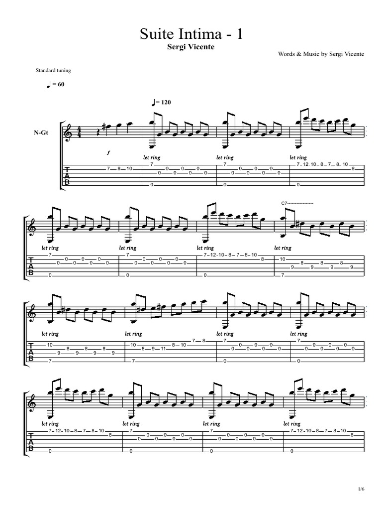 Vicente, Sergi - Suite Intima - Part 1 | PDF