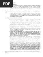 Edexcel RE: Catholic Christianity Overview | PDF | Incarnation ...