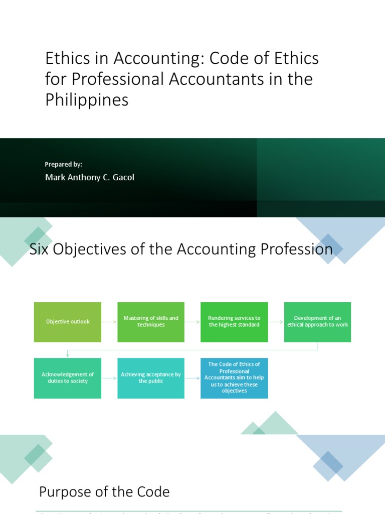 Module 4 - Ethics in Accounting - PPT | PDF | Regulatory Compliance ...