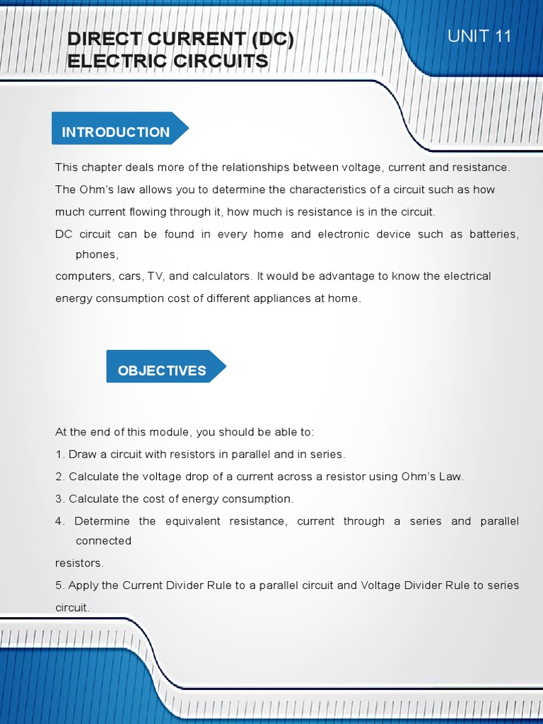 Unit 2 of Fundamental Electrical Circuits | PDF