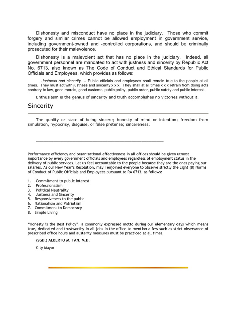 Justness and Sincerity 3-16-09 | PDF | Complaint | Employment