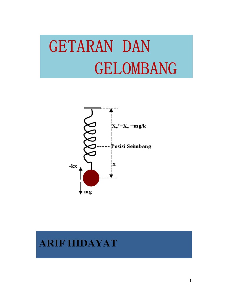 Buku Getaran Dan Gelombang 1 | PDF