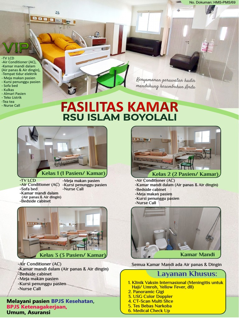 Fasilitas & Layanan RSU Islam Boyolali | PDF