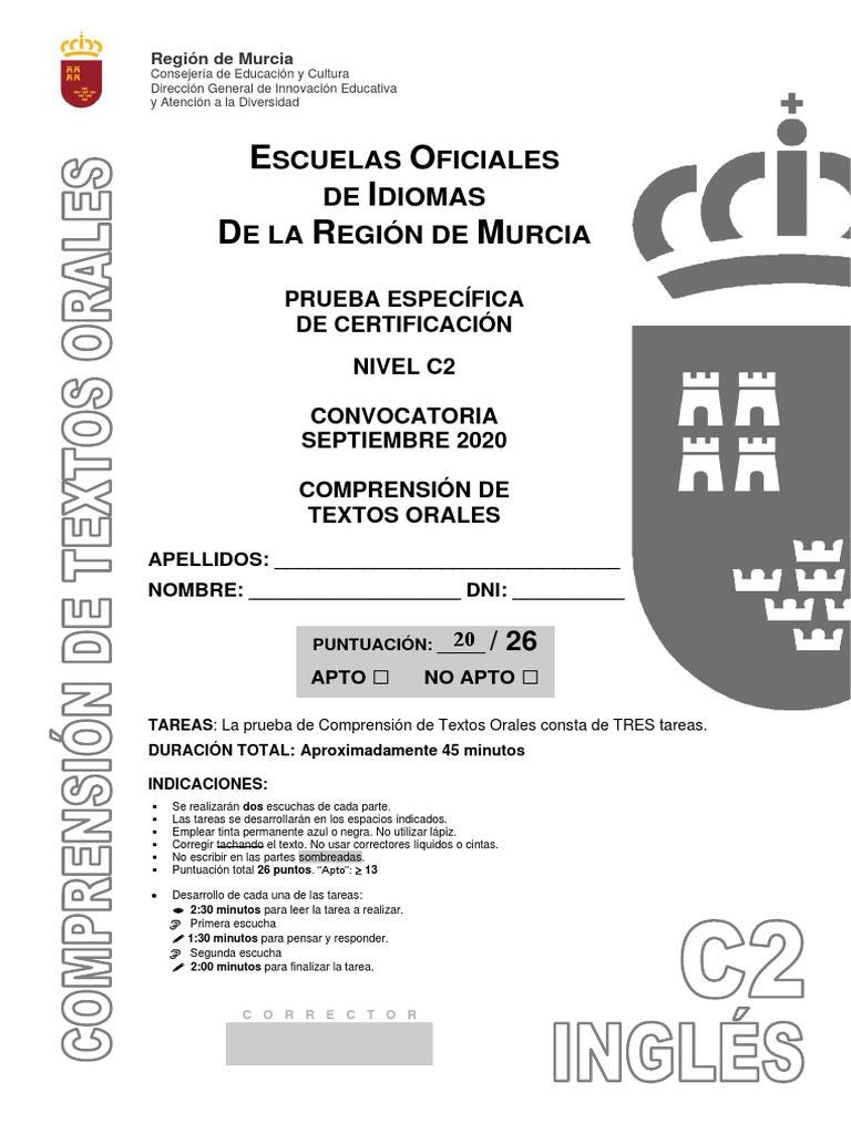 Inglés C2 Cto Septiembre 2020 (Final) | PDF | Tinder (App)