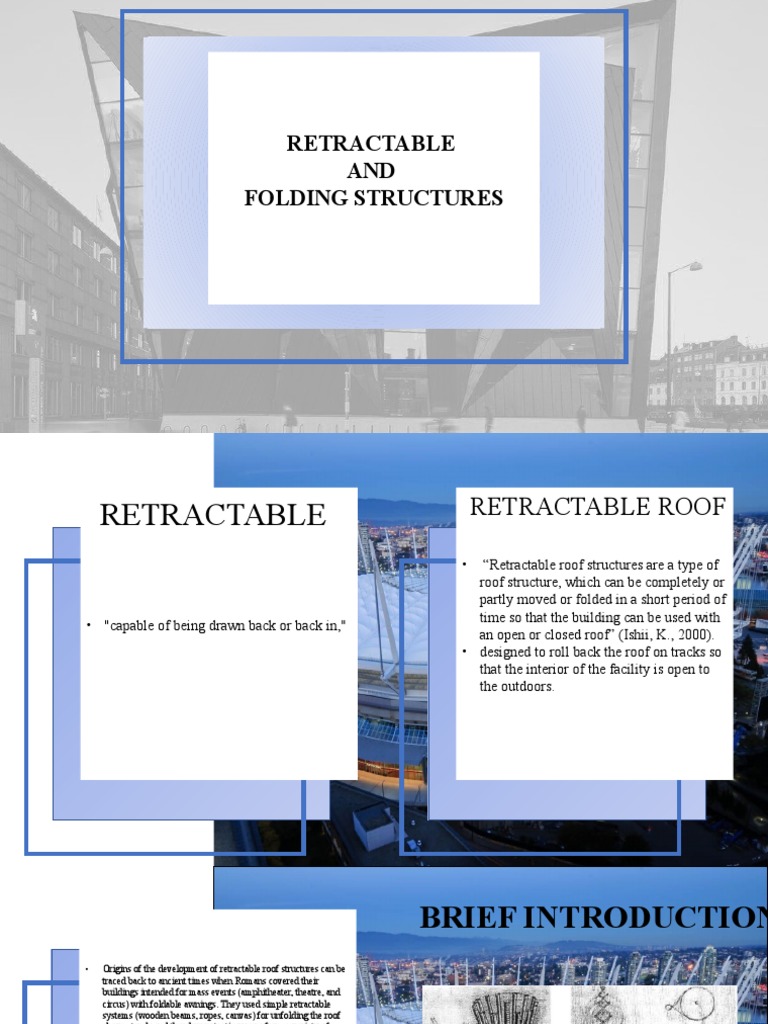 Retractable Structures | PDF | Roof | Dome