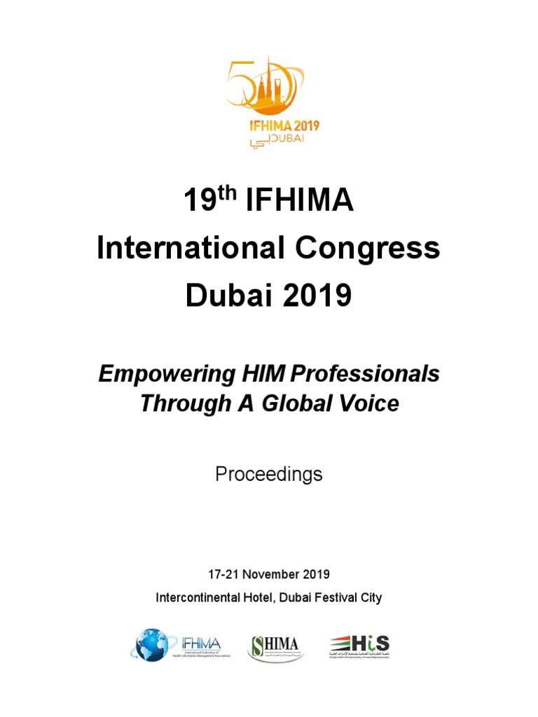 IFHIMA Congress 2019 Proceedings | PDF | Health Care | Health Informatics