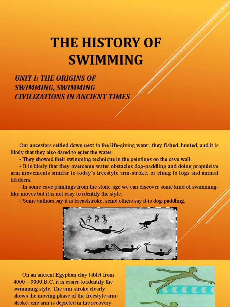 Origins of Ancient Swimming Techniques | PDF | Swimming (Sport) | Swimming