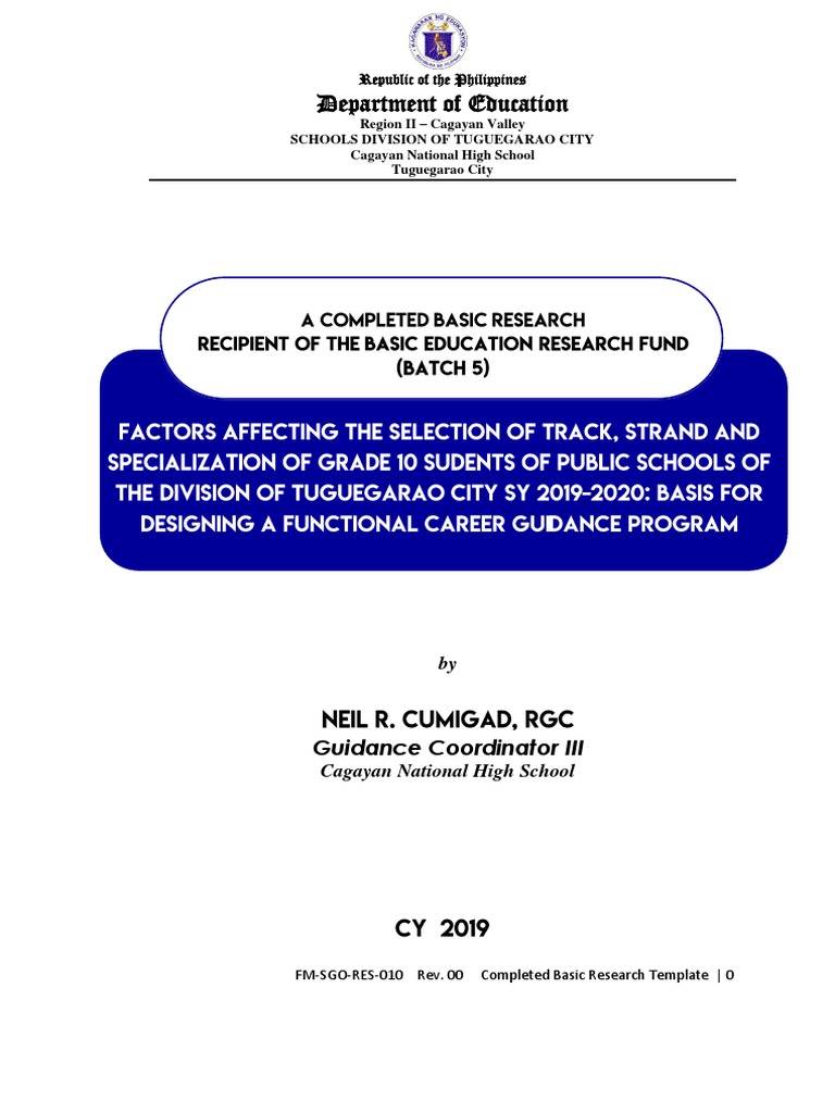 Factors Affecting The Selection of Track | Download Free PDF | Self ...