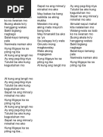 Diwata - Lyrics | PDF