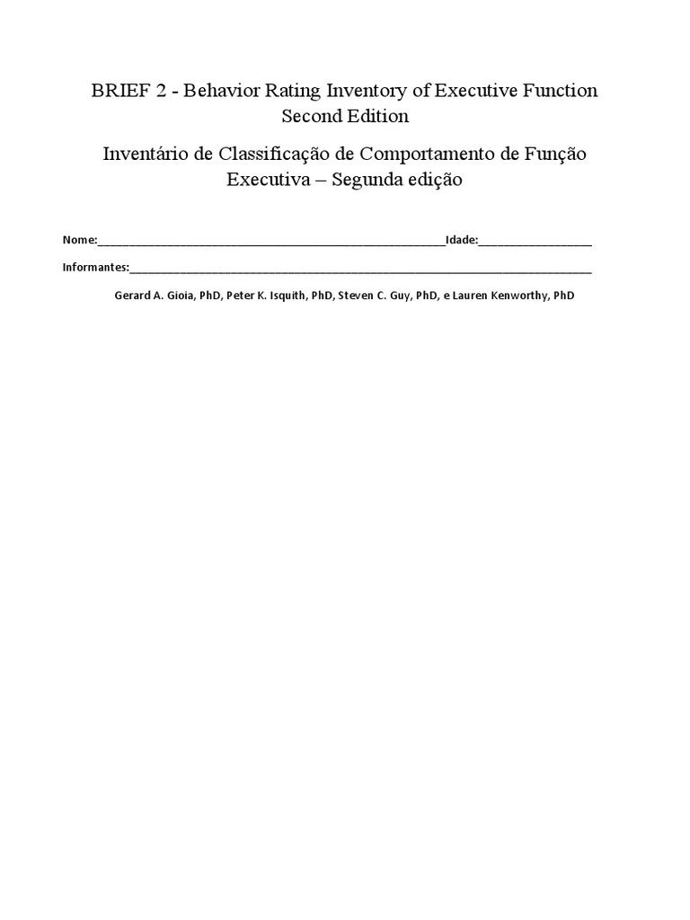 BRIEF 2 para Pais | PDF