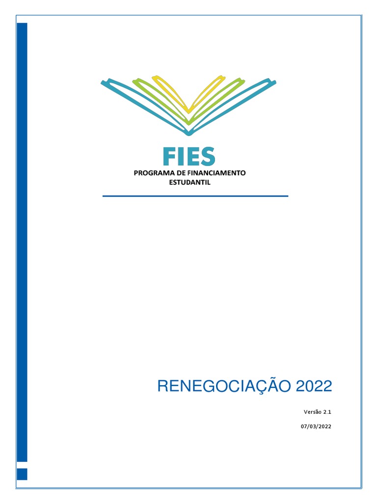 Cartilha FIES Simulacao Renegociacao2022 | PDF