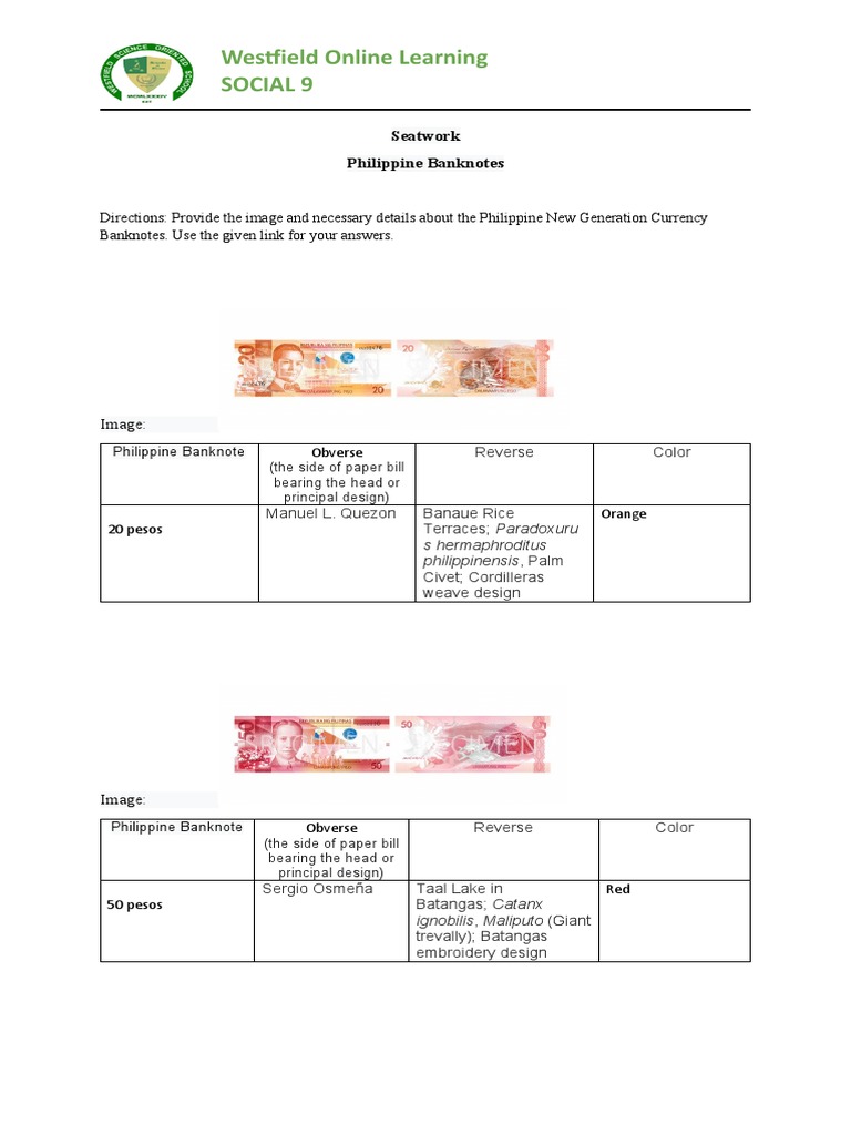Philippine Banknotes | PDF