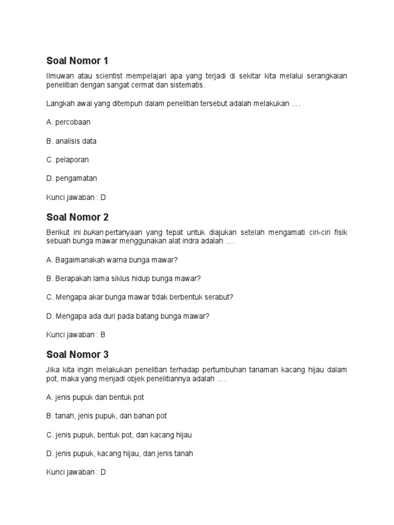 Kumpulan Soal | PDF