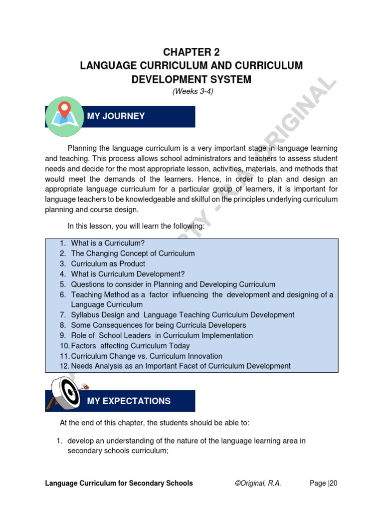 Language Curriulum - Module - 2 | PDF | Curriculum | Teaching Method