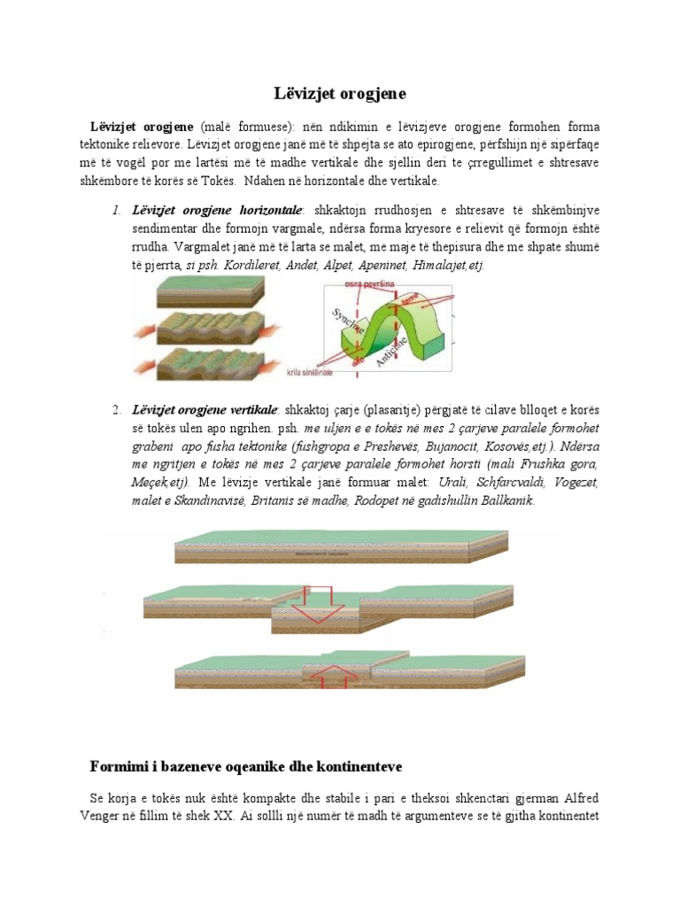 Lëvizjet Orogjene | PDF