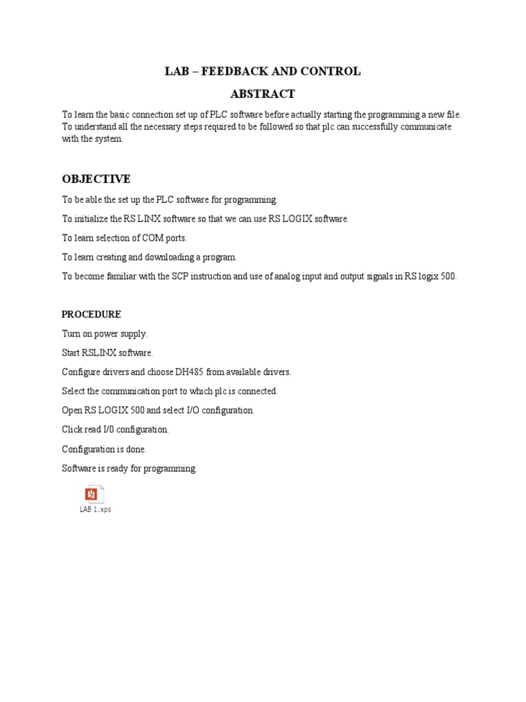 Feedback Lab 1' | PDF | Business | Computers