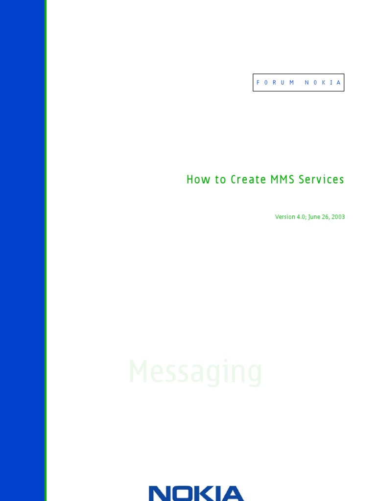How To Create MMS Services v4 0 en | PDF | Multimedia Messaging Service ...