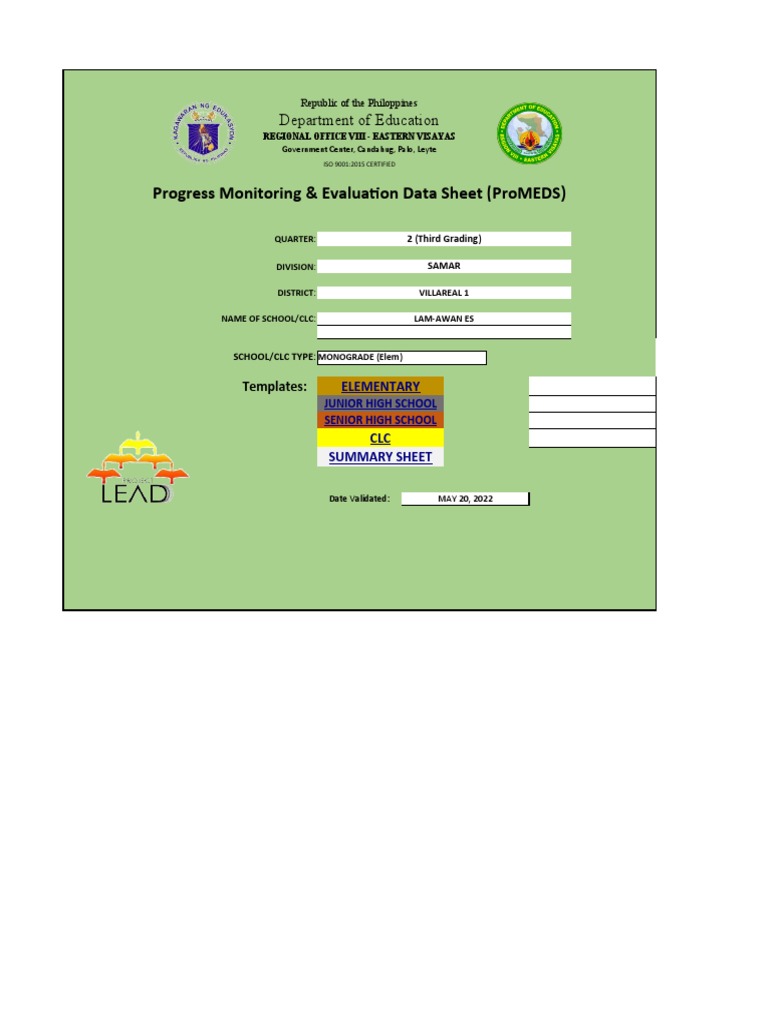 2022-Q2-ProMEDS-123876-Lamawan ES | PDF | Cognition | Learning