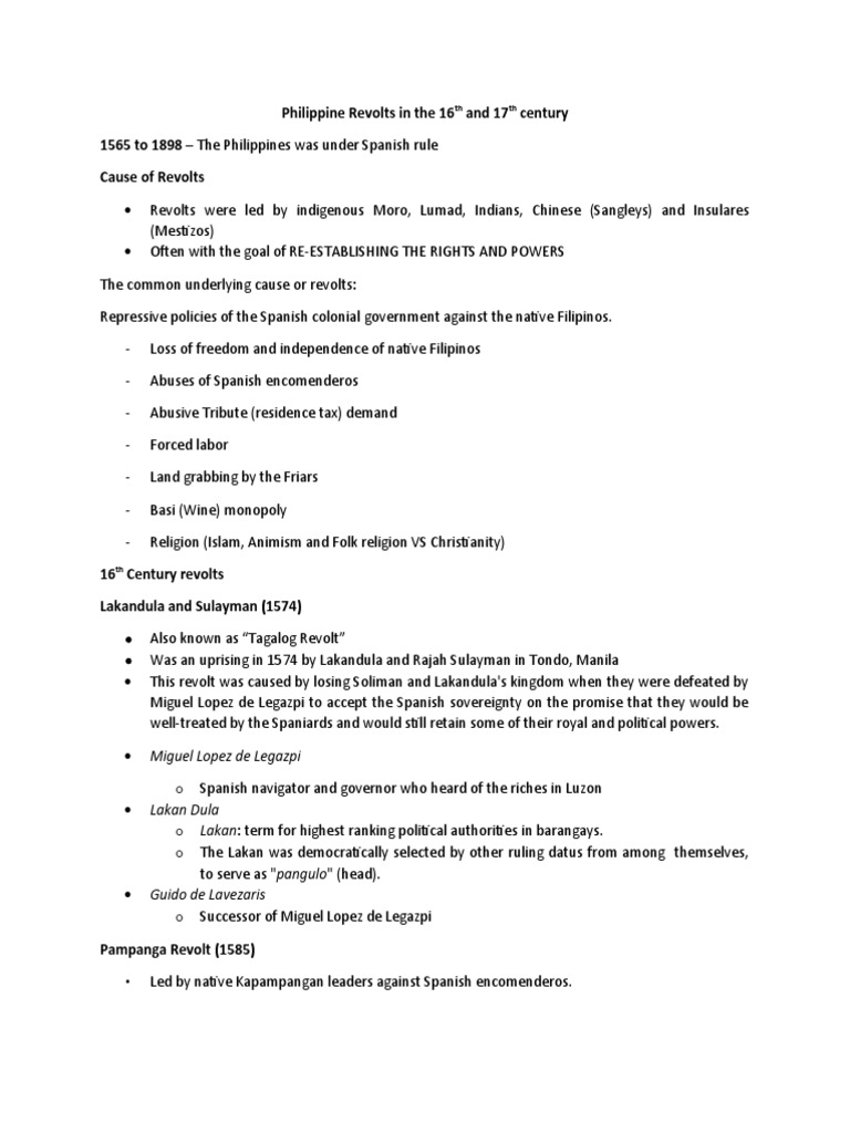 Reviewer | PDF | Philippines | Spanish Colonization Of The Americas