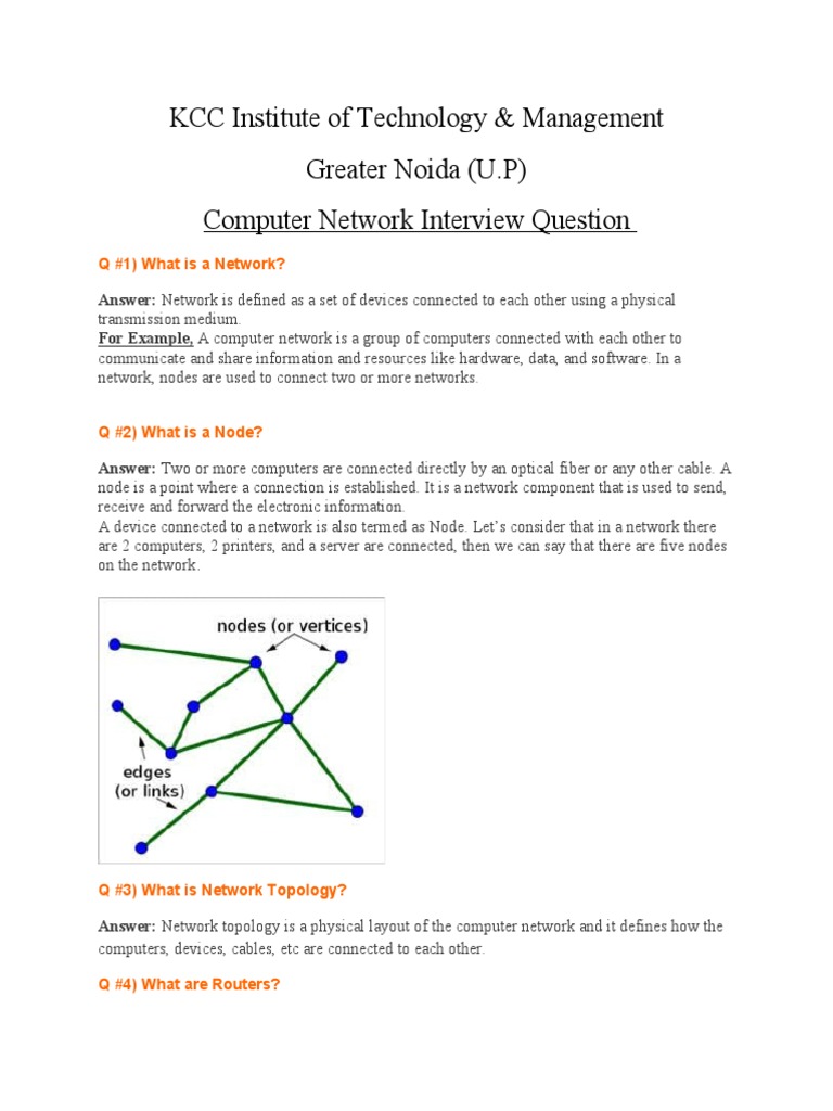 Computer Network Interview Question | PDF | Computer Network | Network ... Computer Network Interview Question | PDF | Computer Network | Network ...