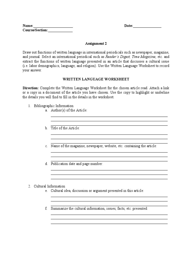 Assignment 2 | PDF | Communication | Written Communication