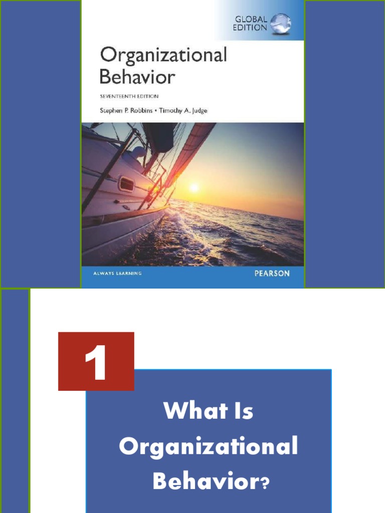 Robbinsjudge Ob17 Inppt 01 2 | PDF | Organizational Behavior | Intuition