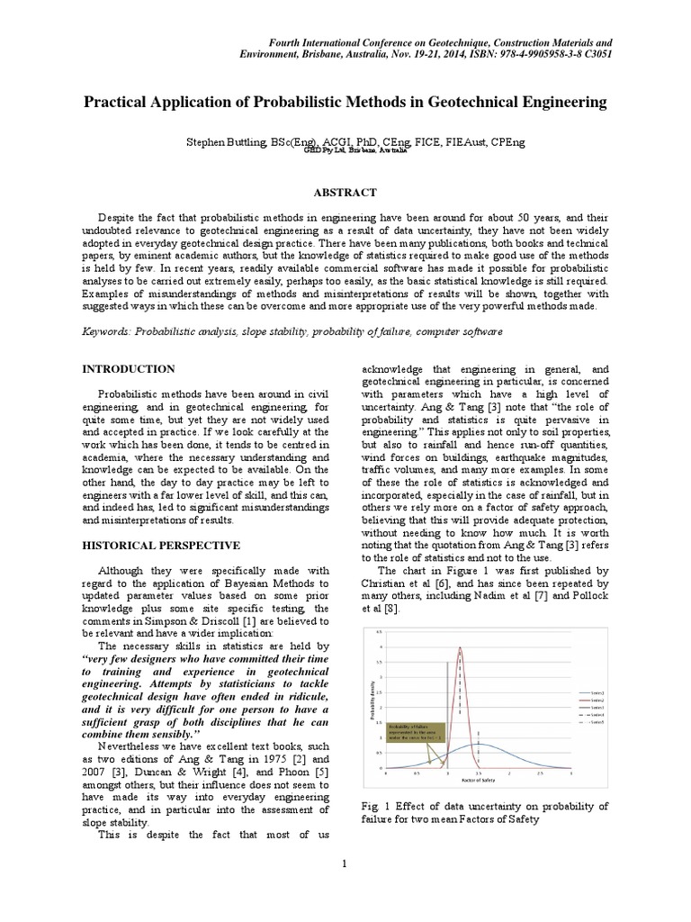 Buttling, S (2014) - Practical Application of Probabilistic Methods in Geotechnical Engineering ...