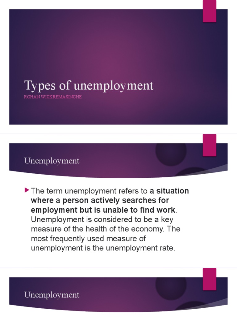 Types of Unemployment | PDF | Unemployment | Cost Of Living