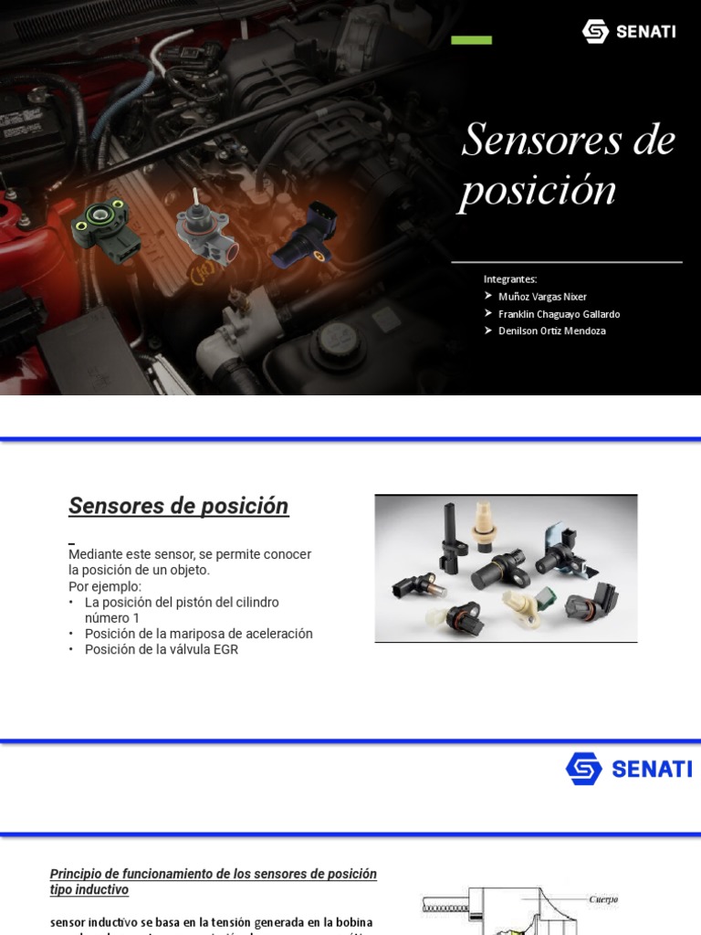 Sensores de Posición en Automóviles | PDF | Inductor | Imán