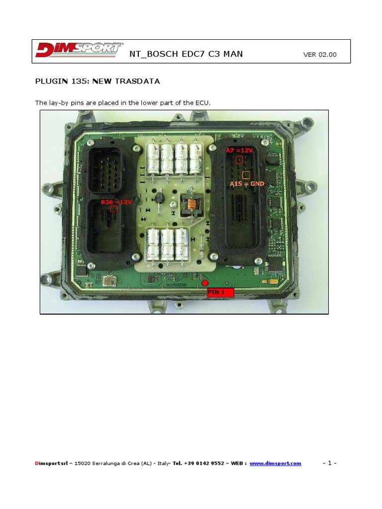 NT Bosch Edc7c3 Man 1033 | PDF