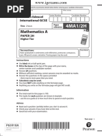 Edexcel Igcse Maths Jan 2023 p2h | PDF | Area | Significant Figures