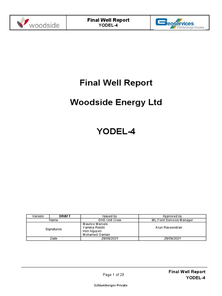 Yodel-4 FWR | PDF | Casing (Borehole)