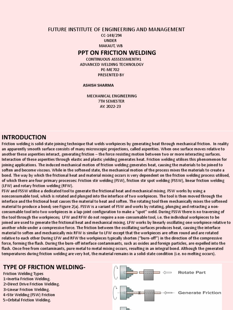 An In-Depth Look at Friction Welding: Processes, Applications ...