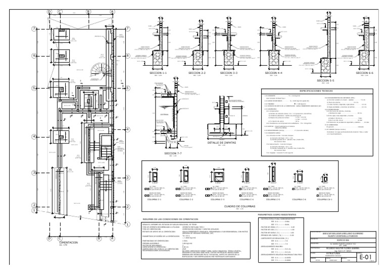 E-01 ESTRUCTURAS_Edificio | PDF | Edificio sustentable | Bienes raíces