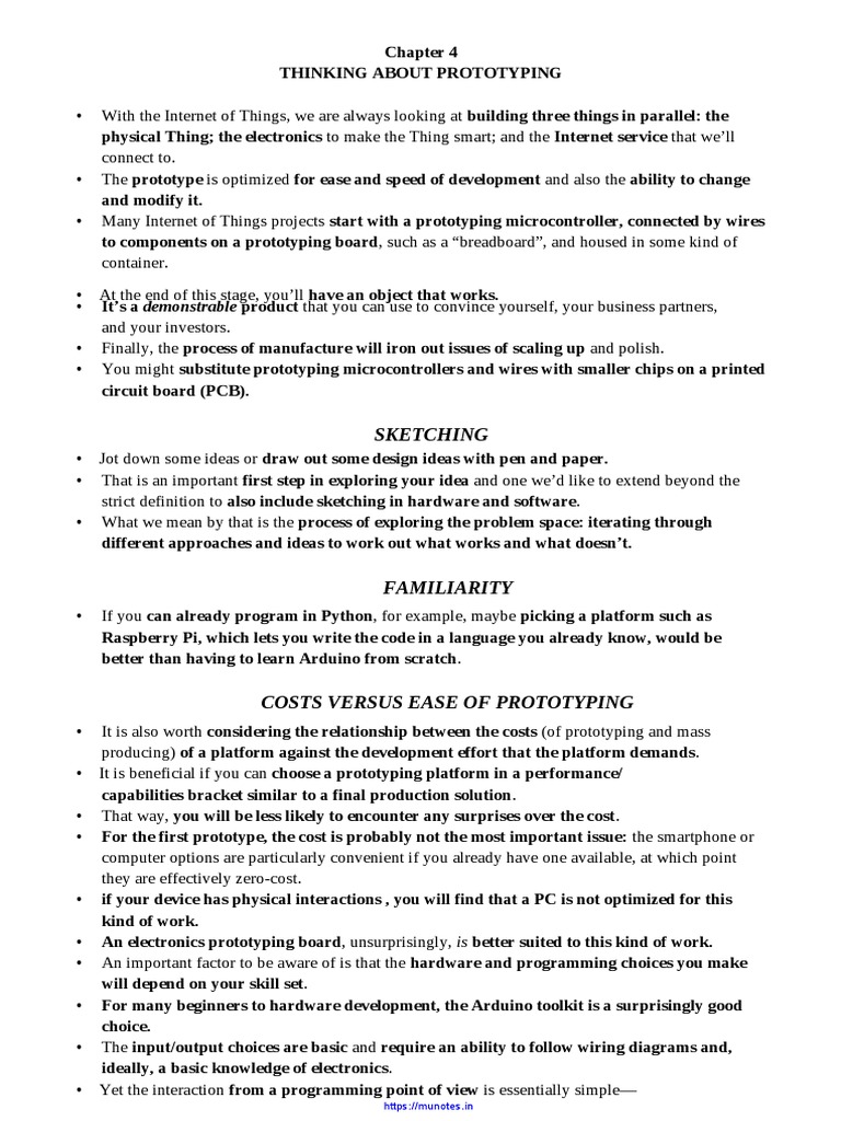 4-Thinking About Prototyping (Munotes - In) | PDF | Prototype | Open Source