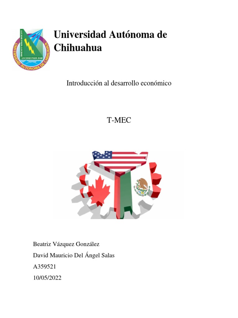 T Mec | PDF | Tratado de Libre Comercio Norteamericano | México