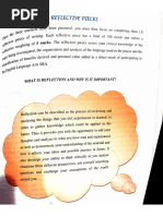 English A SBA - Reflection 2 | PDF