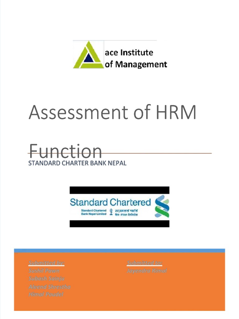 Ace HRM Report | PDF | Human Resource Management | Banks