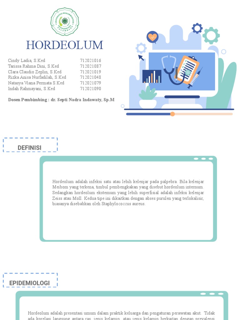 Hordeolum Pada Od | PDF | Kesehatan Holistik | Sains & Matematika