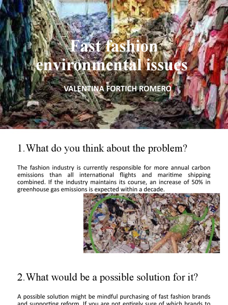 Fast Fashion Environmental Issues | PDF
