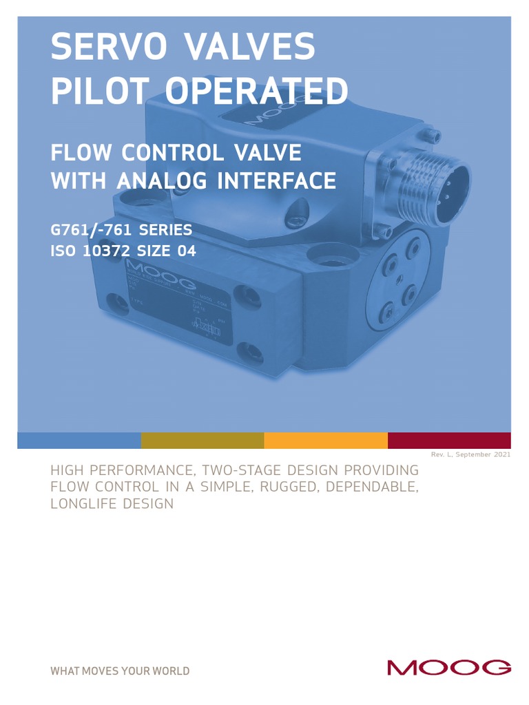 Moog ServoValves G761 761series Catalog en | PDF | Electric Motor ...