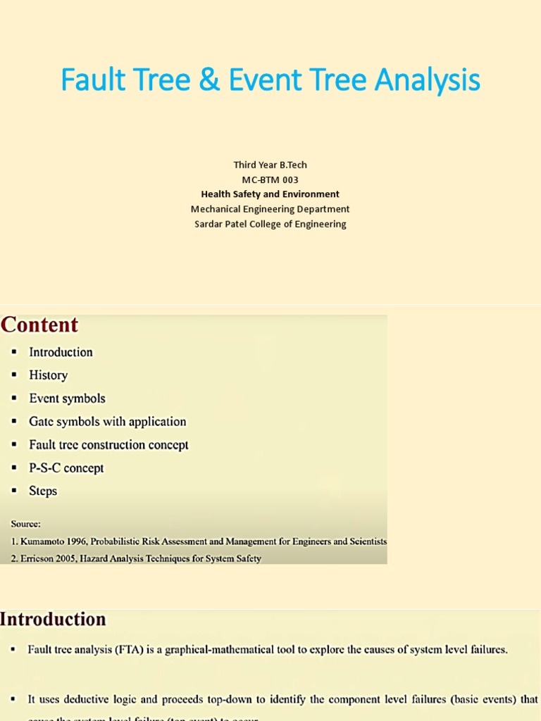Fault Tree Analysis | PDF