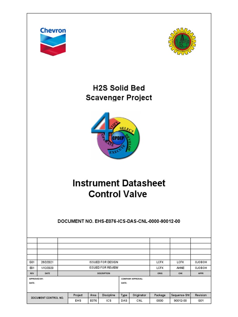 Ehs-E076-Ics-Das-Cnl-0000-90012-00 G01 | PDF | Valve | Liquids